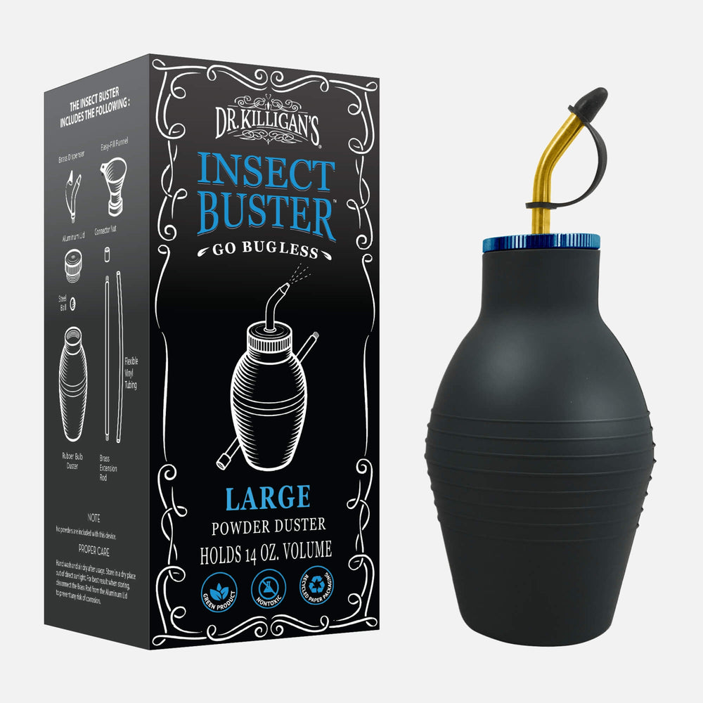 The Insect Buster | Bulb Duster for Diatomaceous Earth | Dr. Killigan's