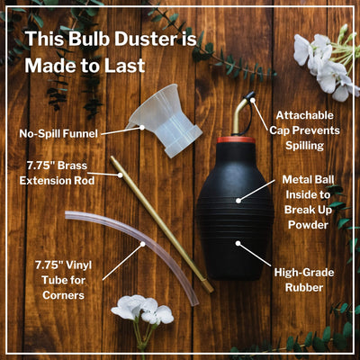The Insect Buster | Bulb Duster for Diatomaceous Earth | Dr. Killigan's